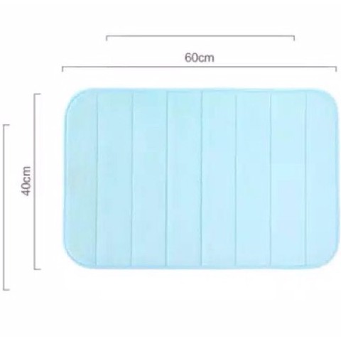 Glsrm/ Keset Kaki Anti Slip Bahan Memory Foam Menyerap 40x60cm