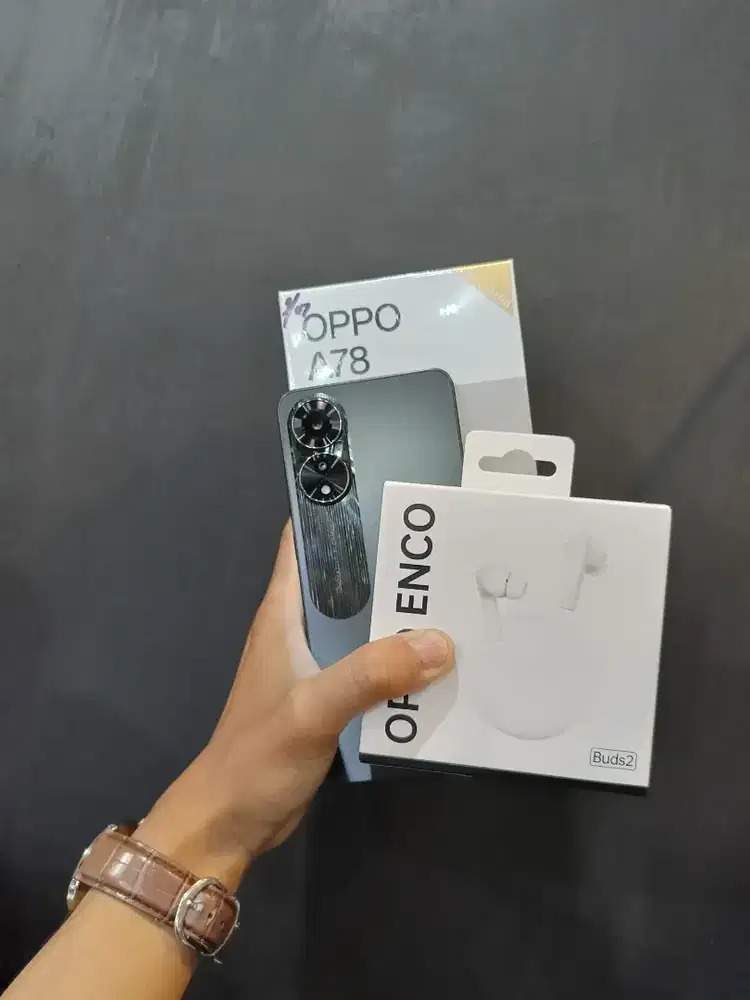 HP OPP O A78 8GB(+8GB)/256GB Smartphone Garansi Resmi - Grandivo