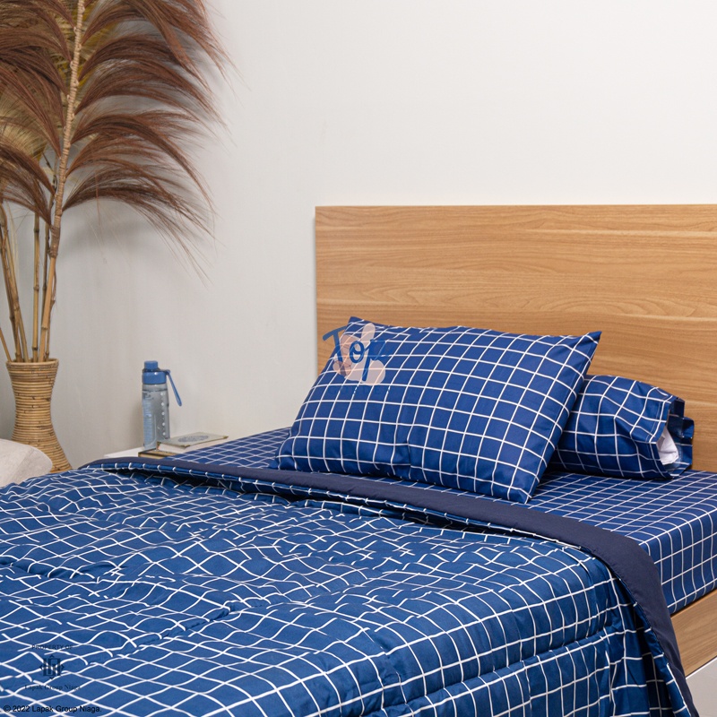 Bed Cover Sprei Set bahan katun home made