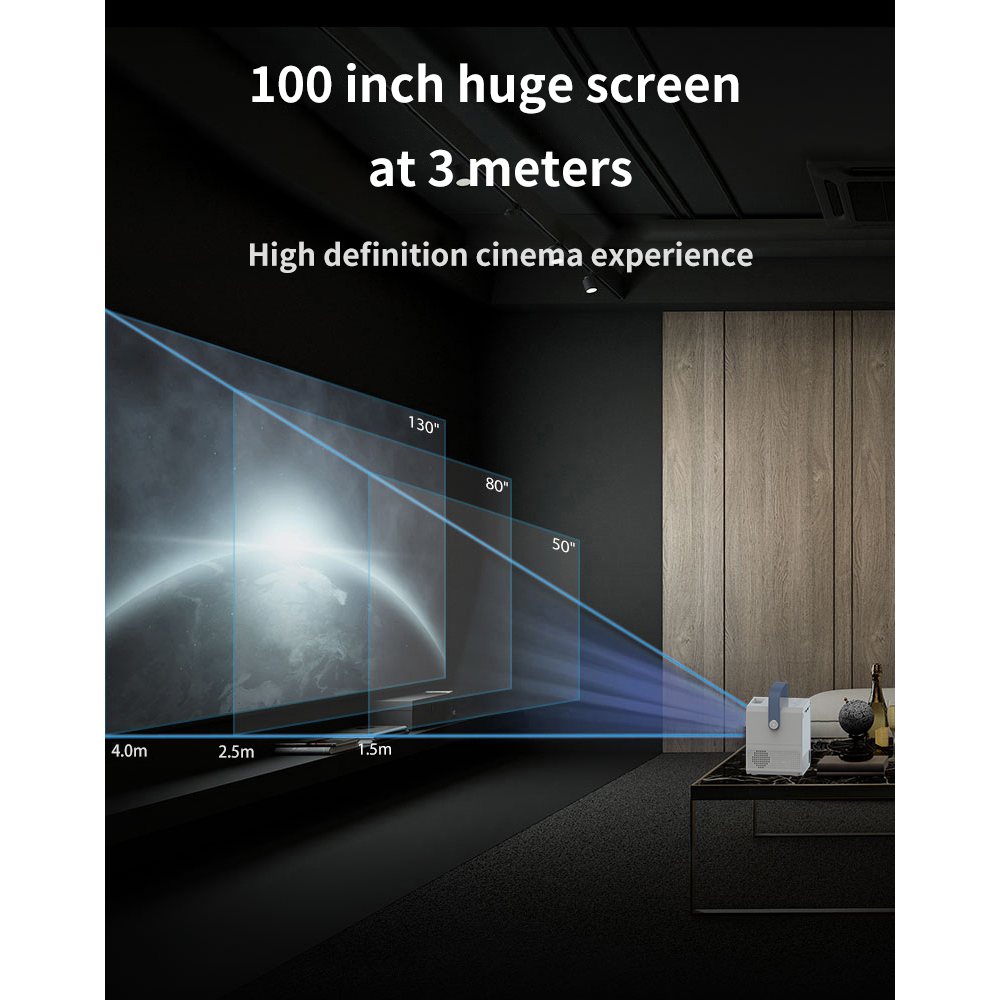 infocus projector kekinian Android TV 1080P Smart Projector 6000 lumens ...