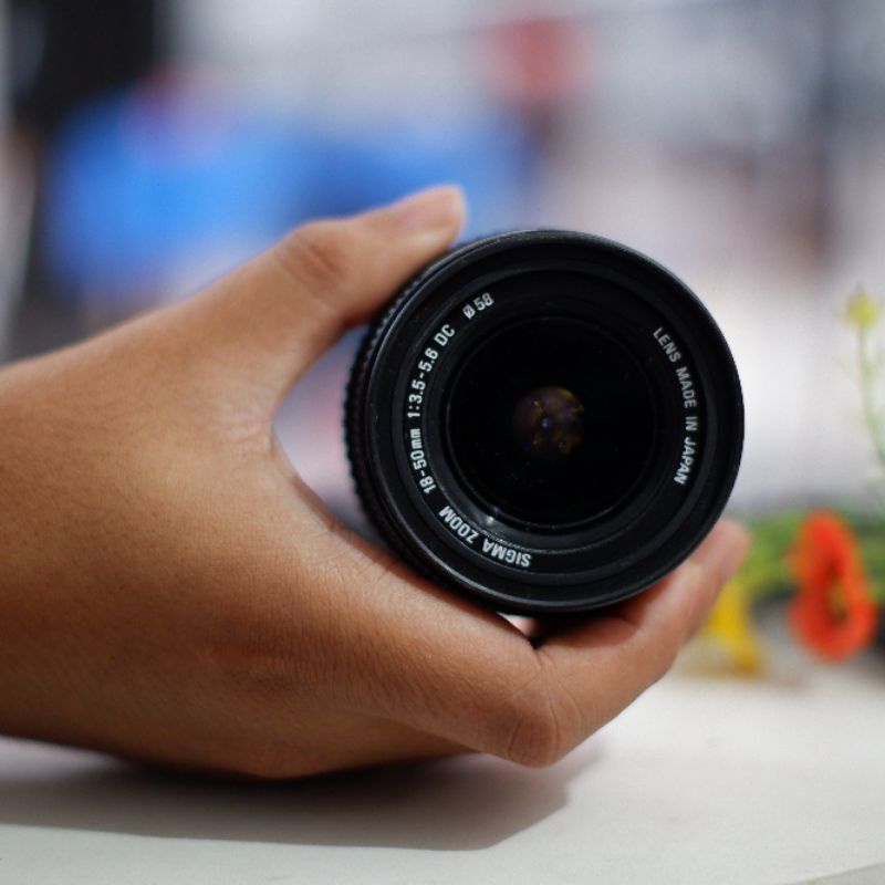 LENSA SIGMA DC 18-50MM F3.5-FOR NIKON KAMERA DSLR