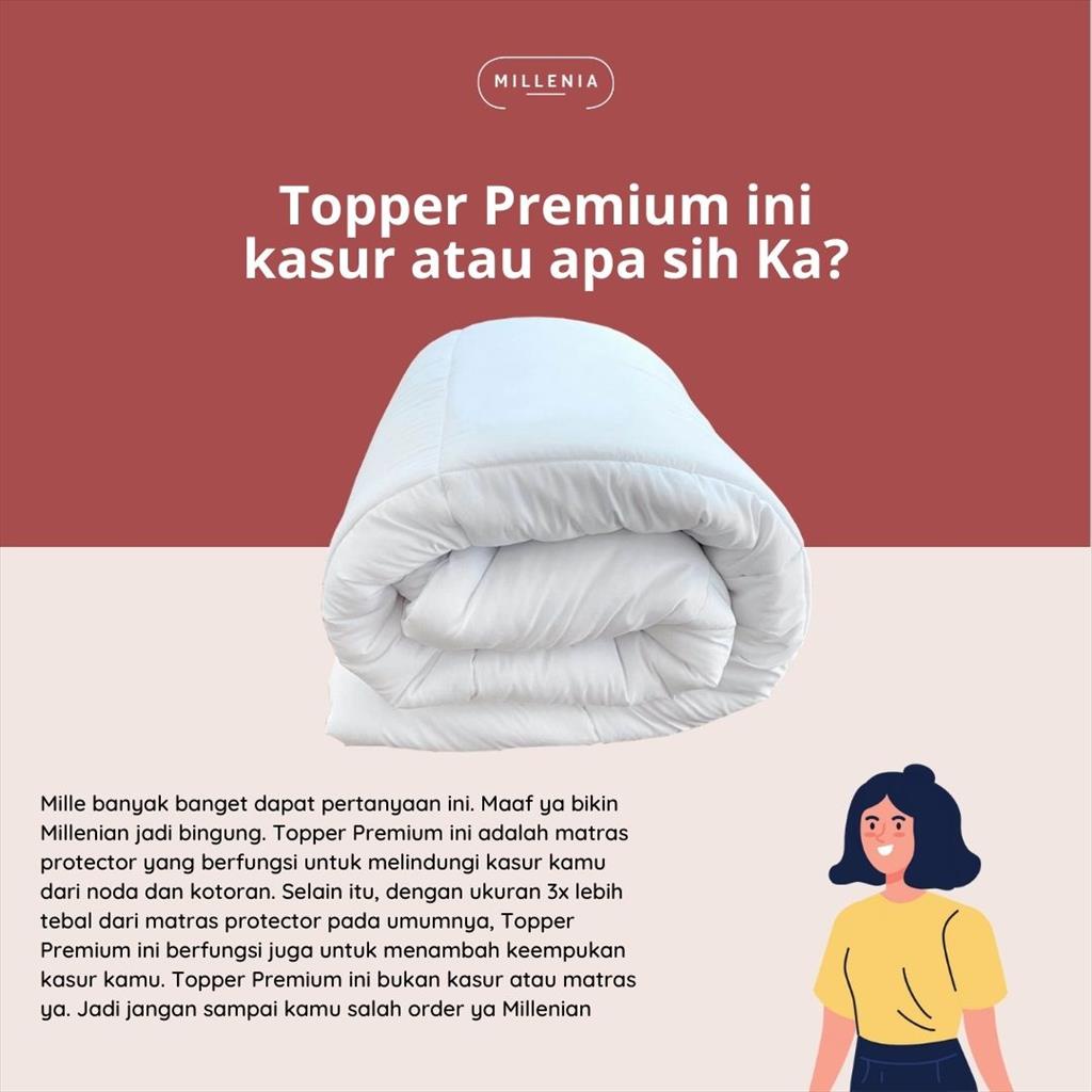 Millenia Matras Protector Premium Kasur Lebih Nyaman Tebal - MPP