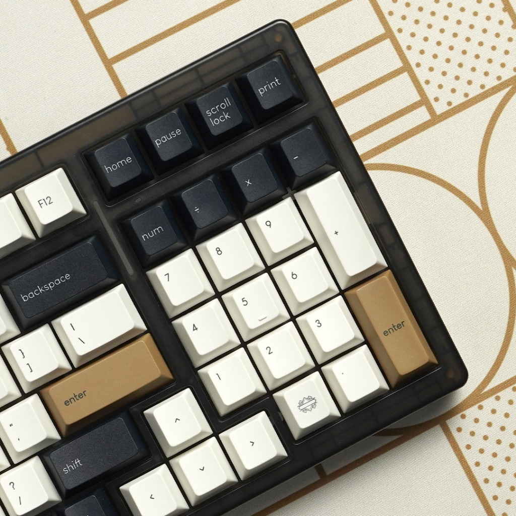 KEYBOARD NOIR DECOCAPS KEYCAPS PBT DYESUB CHERRY PROFILE 118 KEYS