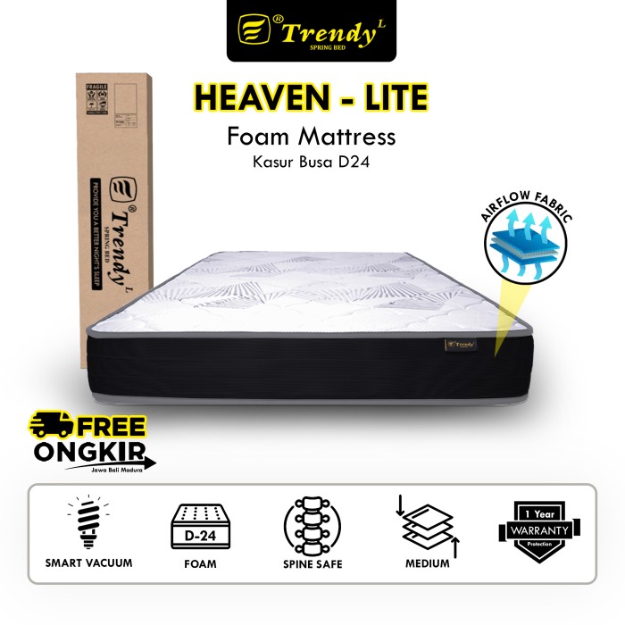TRENDY HEAVEN LITE ( VACUUM PRESS ROLL ) - KASUR BUSA DENSITY TINGGI ...