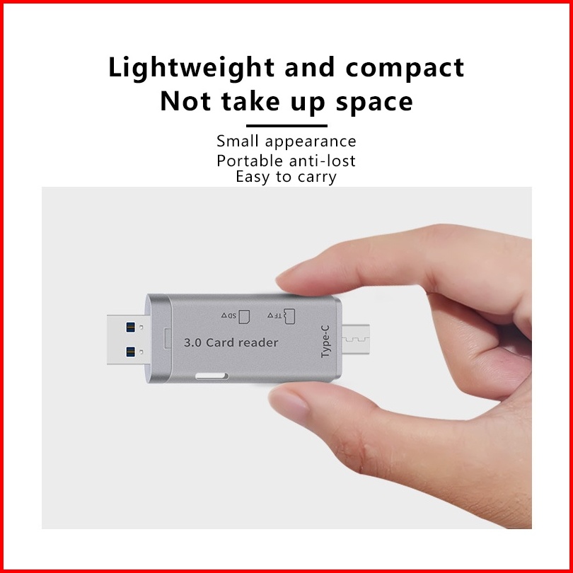 Actual 4 In 1 Card Reader High-speed Smart 3 0 Metal Type C Micro Usb ...