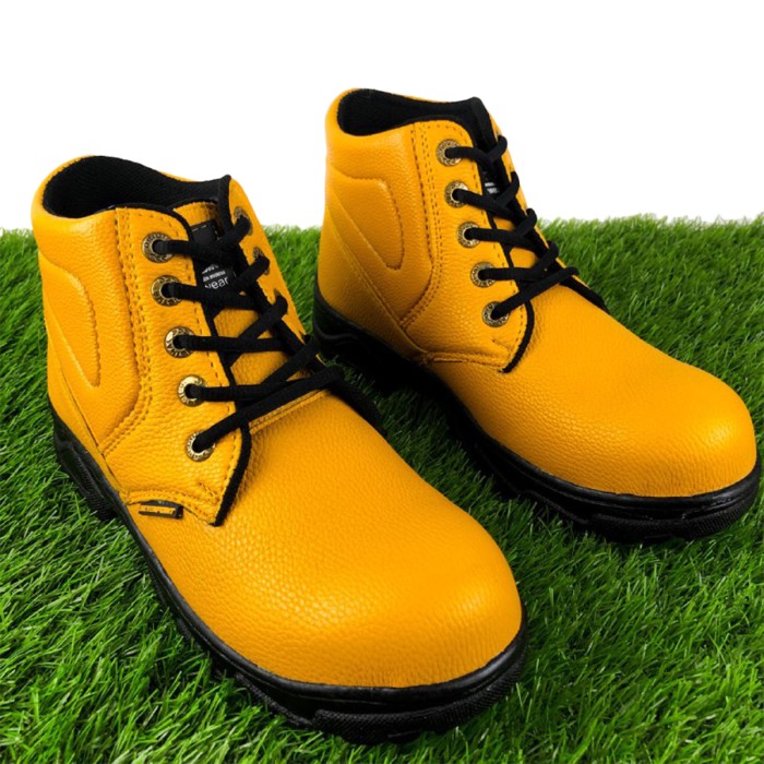 SEPATU SAFETY BOOTS ORIGINAL SEPTI KERJA SEFTY SHOES SPATU PROYEK PRIA ...