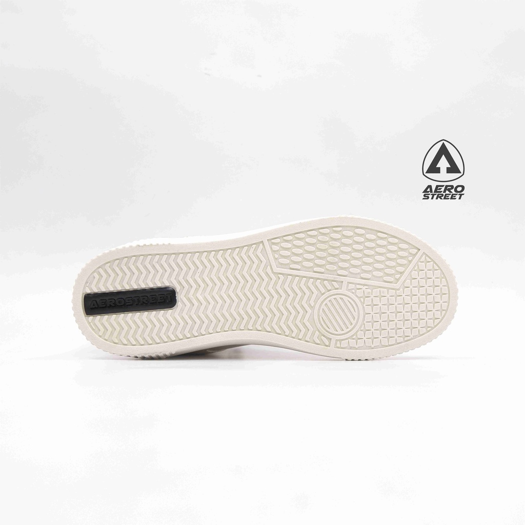 Aerostreet 37-44 Classic Natural Natural Hitam - Sepatu Sneakers Casual