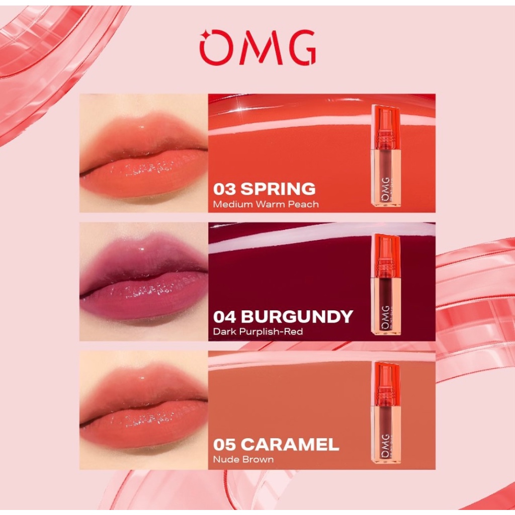 OMG OH MY GLAM GLASSY LIP TINT 2G