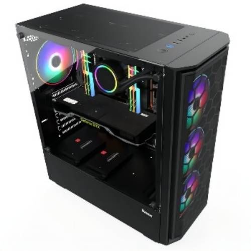 casing pc atx Huntkey GX580X computer case glass side panel ATX casing ...