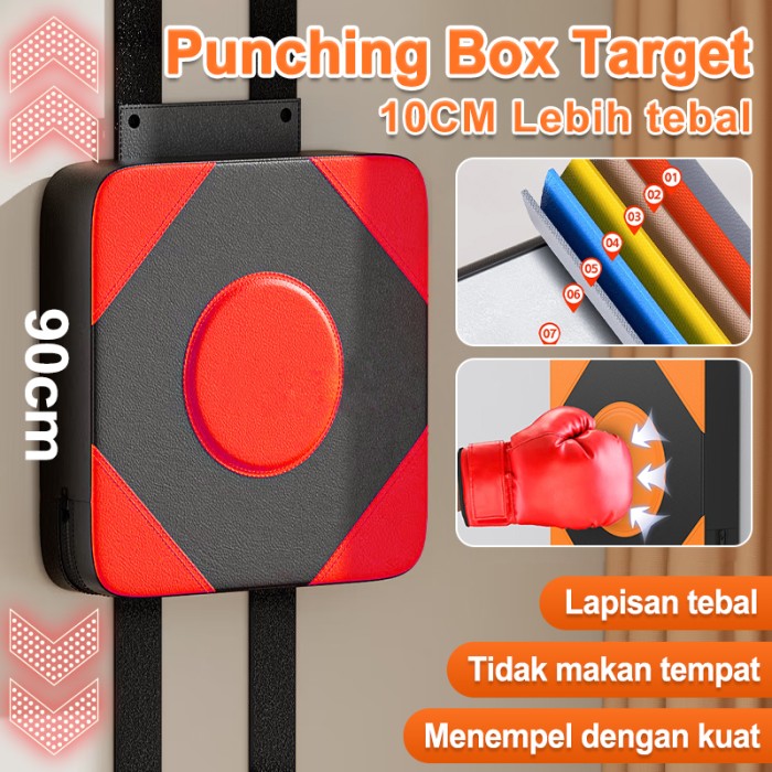 WALL PAD BOXING TINJU TAEKWONDO PUNCHING BOX TARGET / BOXING PAD - 40CM ...