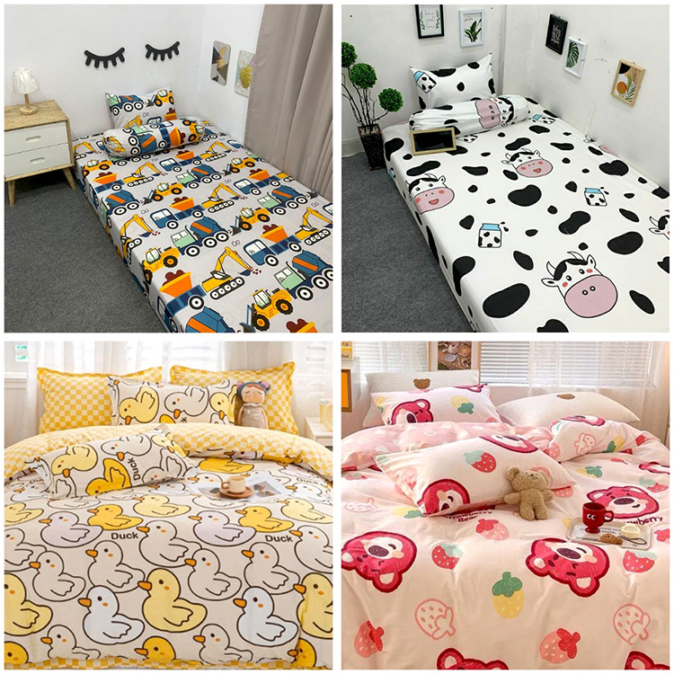 Sprei Set 180x200 160x200 120x200 T 20 Cm Motif Anak Karakter Hewan ...