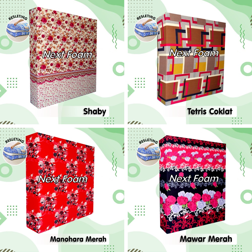 SARUNG KASUR BUSA RESLETING TEBAL 5,10, 15, 20, 25, 30 CM / COVER KASUR ...