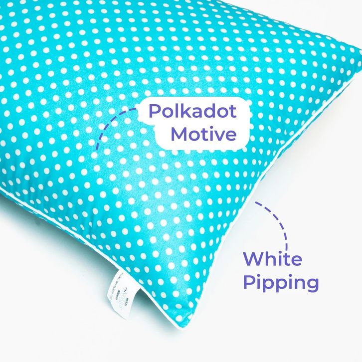 Bantal Guling Set Dewasa Paket Bundling Tidur Andalus Polkadot Zipper ...