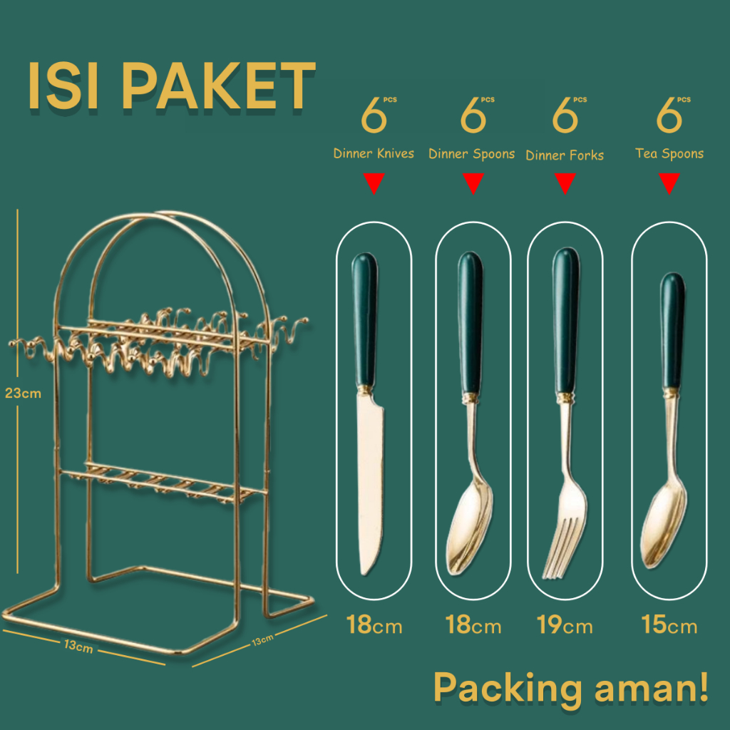 SL - SENDOK SULTAN SET / SENDOK G0L& / CUTLERY SET / STAINLESS STEEL ...
