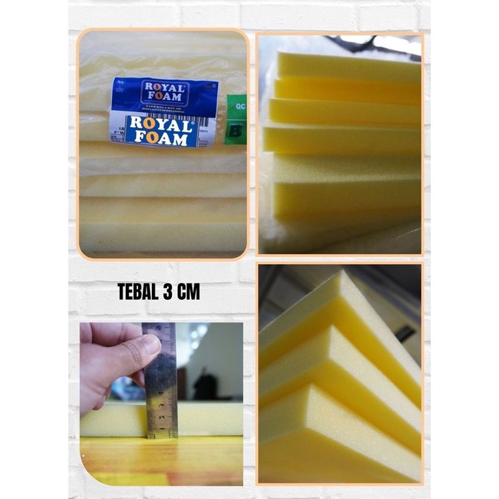 Busa kuning Royal Foam empuk ukuran 150 cm x 100 cm x 3CM