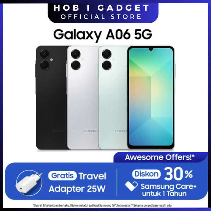 (OFFICIAL STORE) Samsung Galaxy A06 5G 6/128GB PLS LCD Display Garansi ...