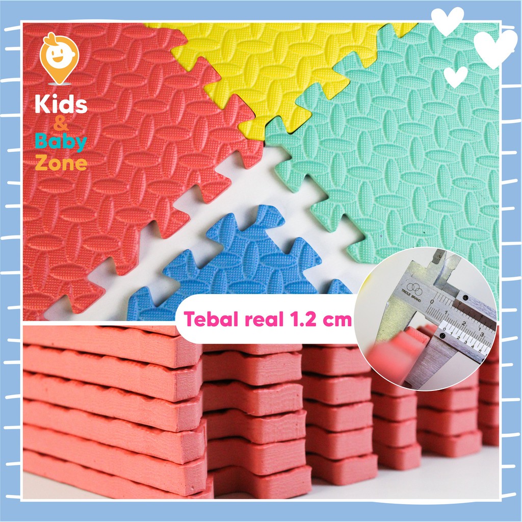 KBZ KARPET PUZZLE ALAS LANTAI POLOS 30 X 30CM X 1,2CM