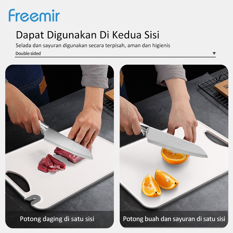FREEMIR SET 3 / 5 / 6 PCS DAGING PREMIUM STAINLESS STEEL BERKUALITAS ...