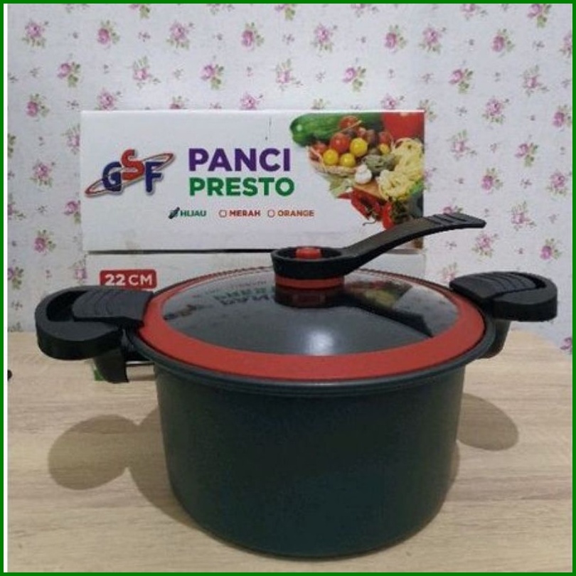 Panci Presto Viral Gsf 22cm G-5122 Panci Presto Totipotent Free Bubble ...