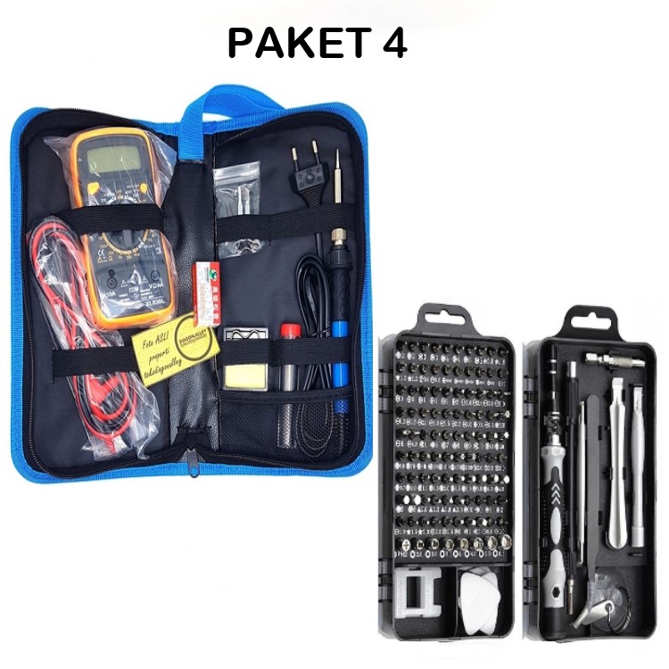Solder Set Listrik Paket Lengkap 60 Watt 110v-220v Iron Tool Kit+Kepala ...