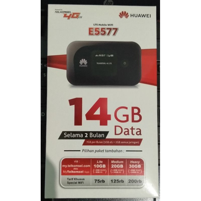 MIFI HUAWEI E5577-320 MODEM WIFI UNLOCK 3G 4G ALL OPERATOR ROUTER MIFI TELKOMSEL FREE 14GB SUDAH ...