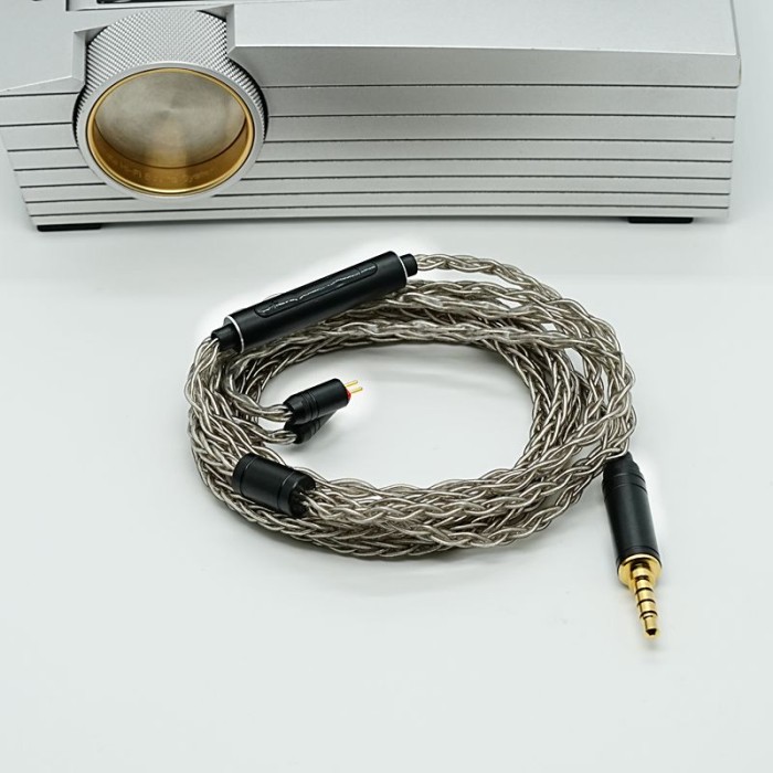 XINHS 8 CORE SILVER PLATED COPPER 3.5MM / USB TYPE C UPGRADE CABLE WITH ...