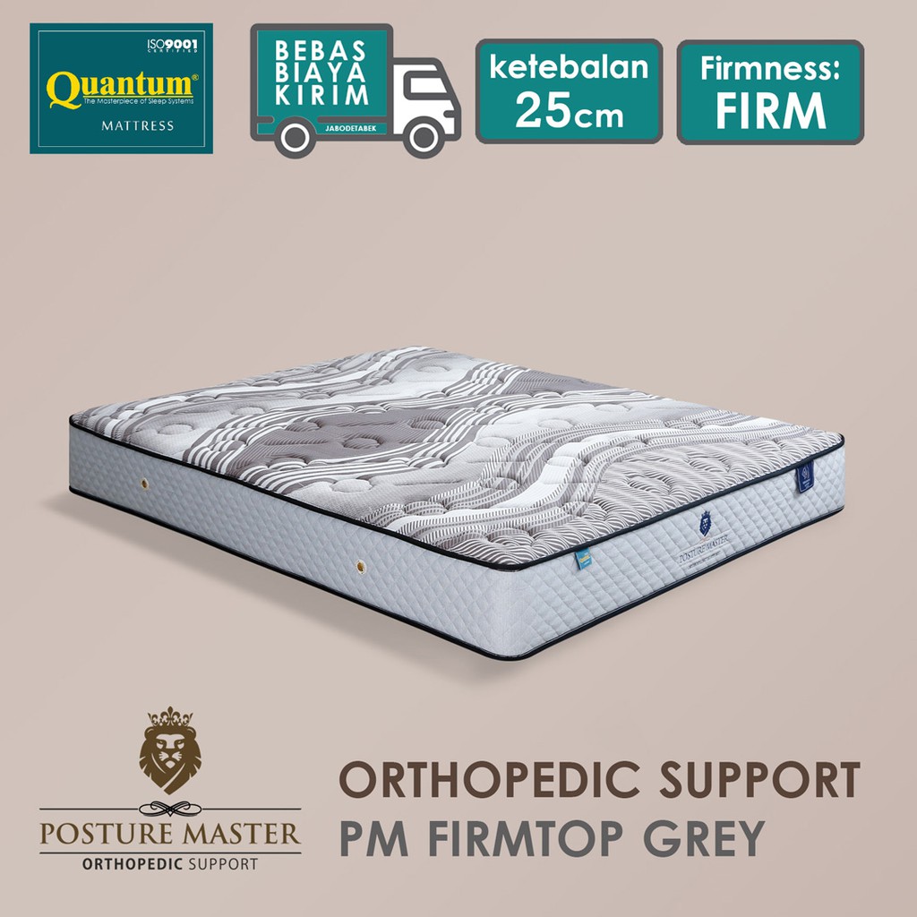 QUANTUM KASUR ORTHOPEDIC POSTURE MASTER FIRMTOP - SPRING BED / SPRINGBED