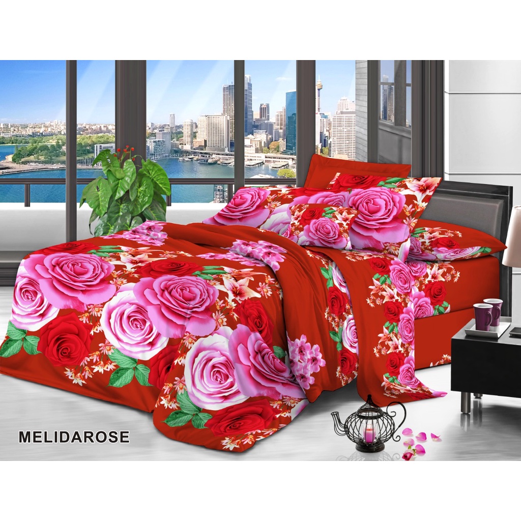 SPREI MOTIF BUNGA UKURAN 180X200 PREMIUM QUALITY HOMEMADE FREE SARUNG ...